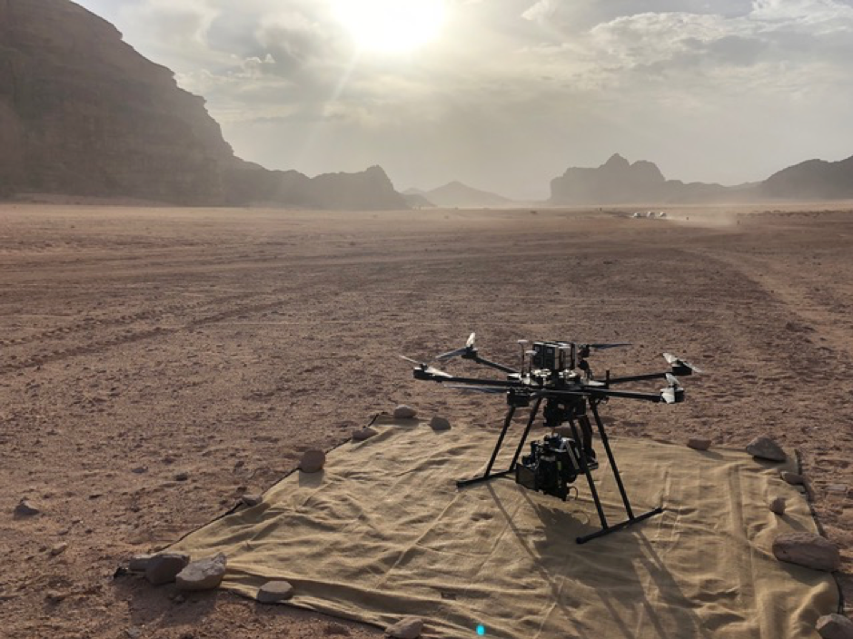 Operations were carried out in hot, dry and dusty conditions - Ausfilm